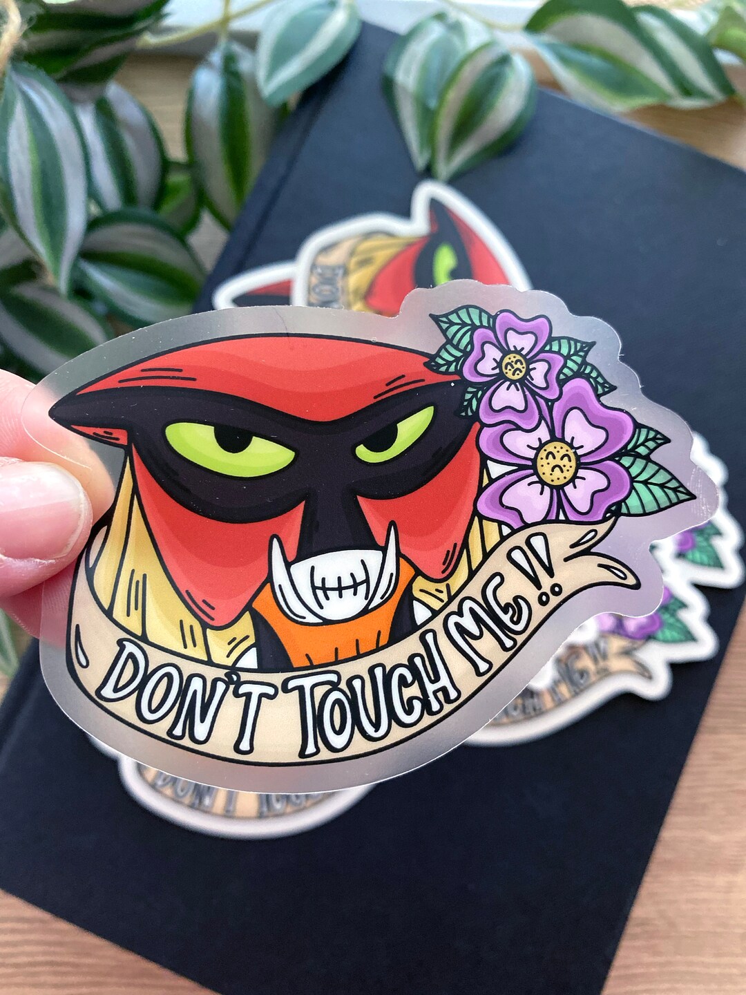 Brak Don't Touch Me Tattoo Style the Brak Show Space Ghost 3.5"x2.5 ...