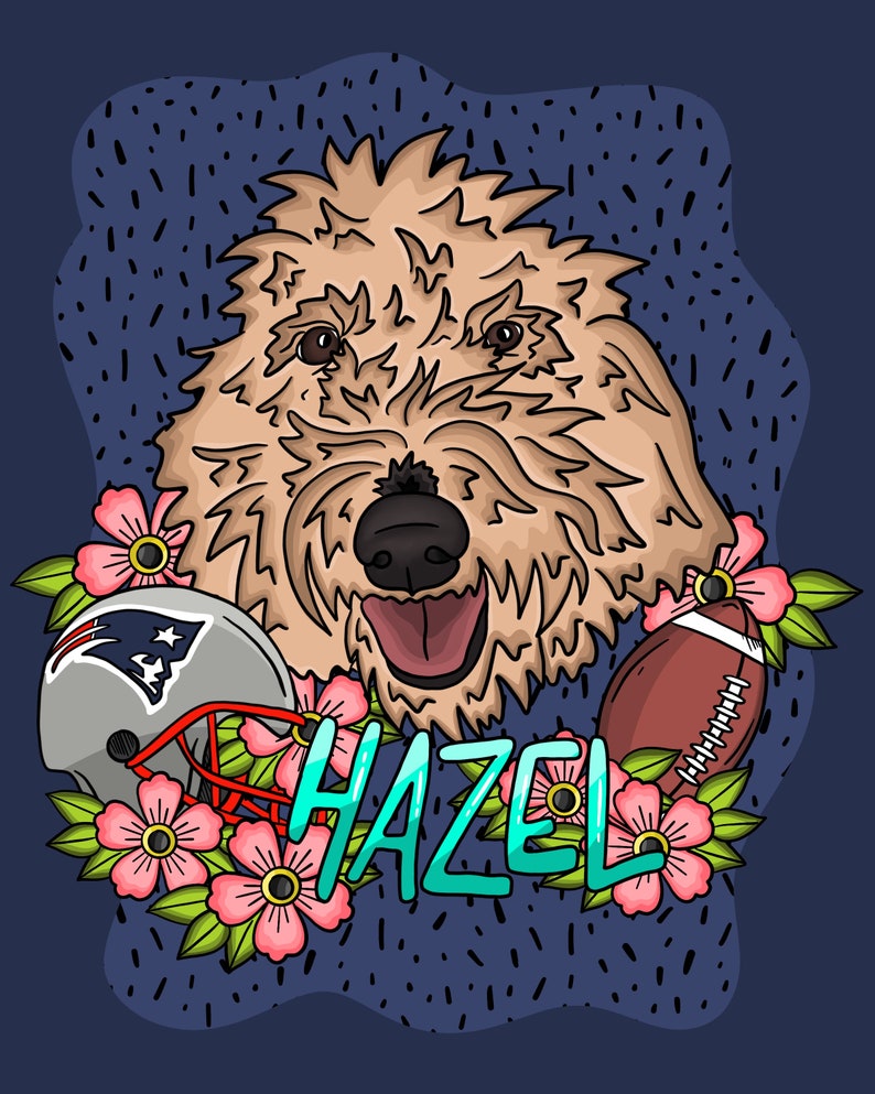 Custom Theme of Your Choosing Pet Portrait Made to Order | Etsy