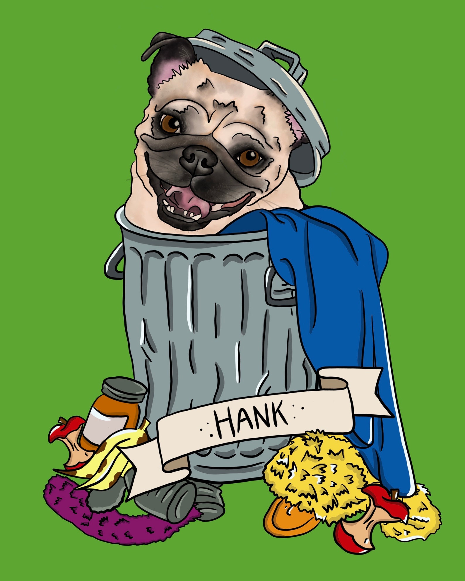 Custom Theme of Your Choosing Pet Portrait Made to Order - Etsy