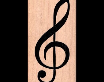 Treble Clef Stamp | Etsy