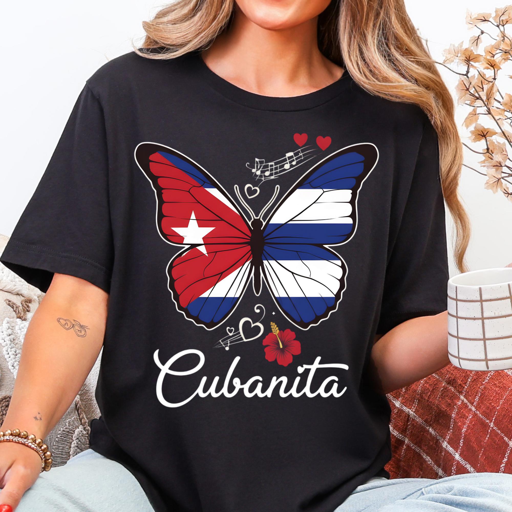 Cubanita Butterfly PNG | Cuba Flag Sublimation | Patriotic Latino ...