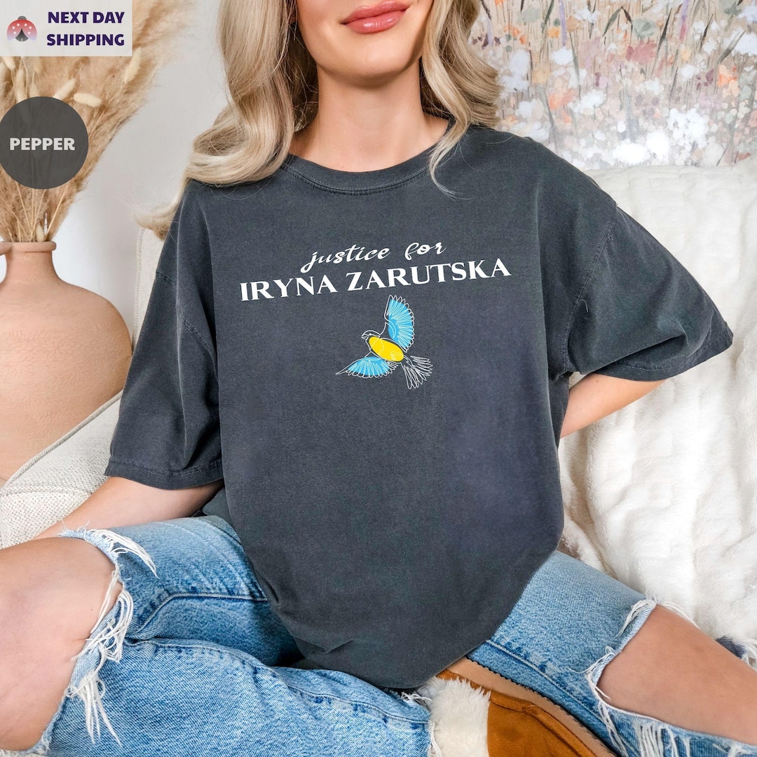 Justice for Iryna Zarutska Comfort Colors Shirts,, Freedom Tee, Rest in Peace Tshirt, Political ...