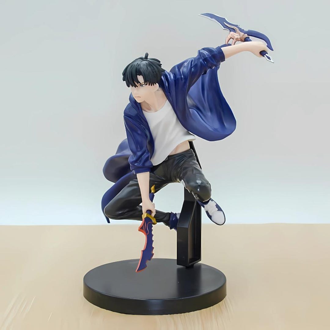 Inspired 18 CM Shadow King Figure Sung Jinwoo 3D Model Desktop Ornament ...
