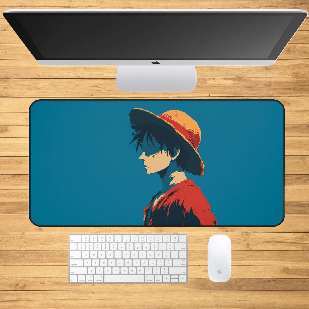 Luffy One Piece Playmat: Anime TCG Mousepad - Personalized Gaming Desk ...