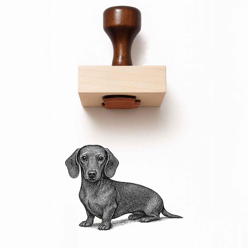Dog Rubber Stamp - Etsy
