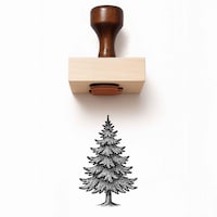 Deciduous Tree Stamp - Etsy