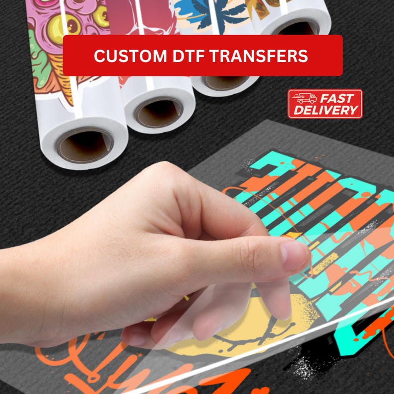Custom DTF Transfers: Full Color Heat Transfer, Apparel Design - Etsy