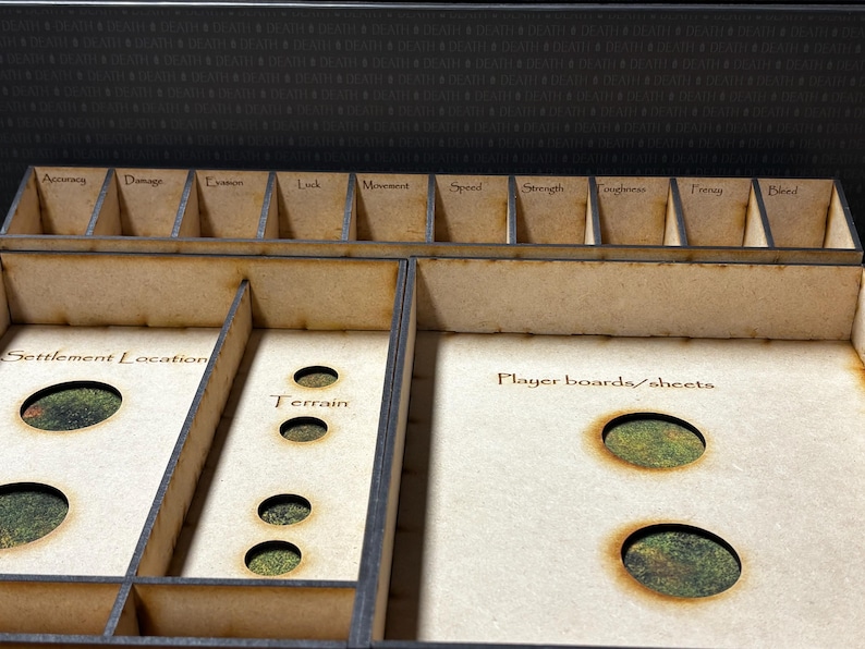 KDM Kingdom Death Monster- Organizer of Death Big Box Insert - Etsy