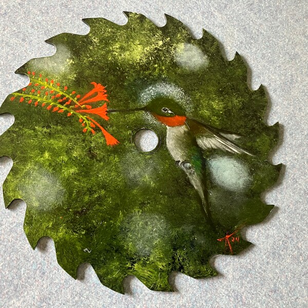 Painted Hummingbird - Etsy