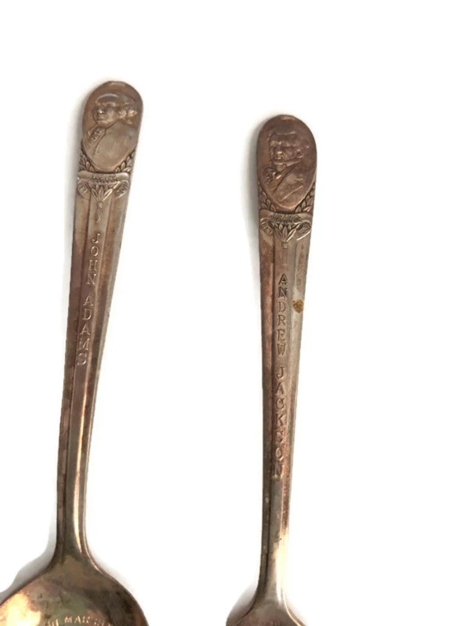 Vintage Wm Rogers Presidential Silver Spoon Lot of 2 From the 60s ...