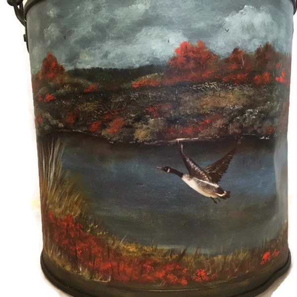 Painted Milk Cans - Etsy