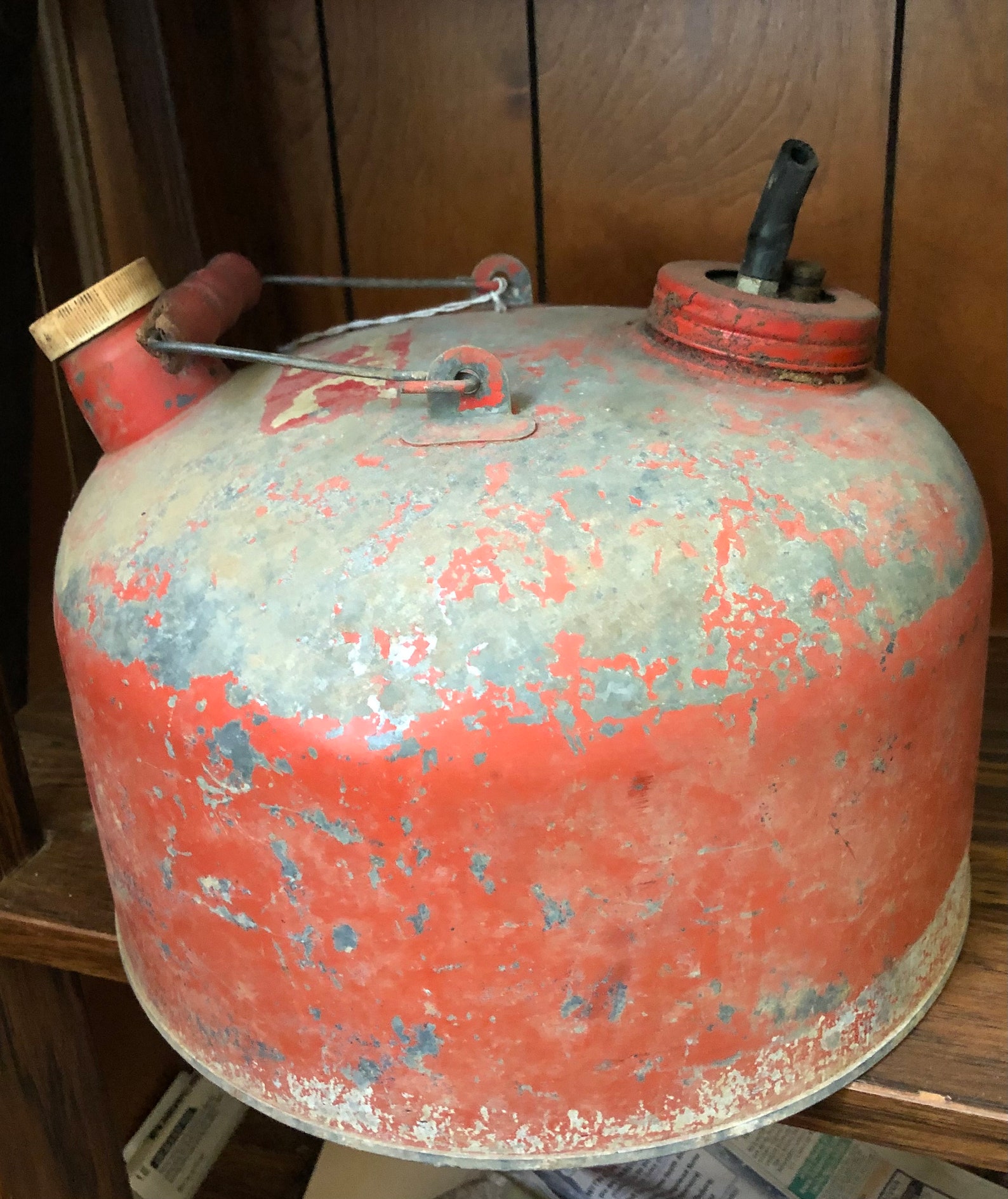 Vintage Small Gas Can Rustic Home Decor Gift Idea Fathers - Etsy