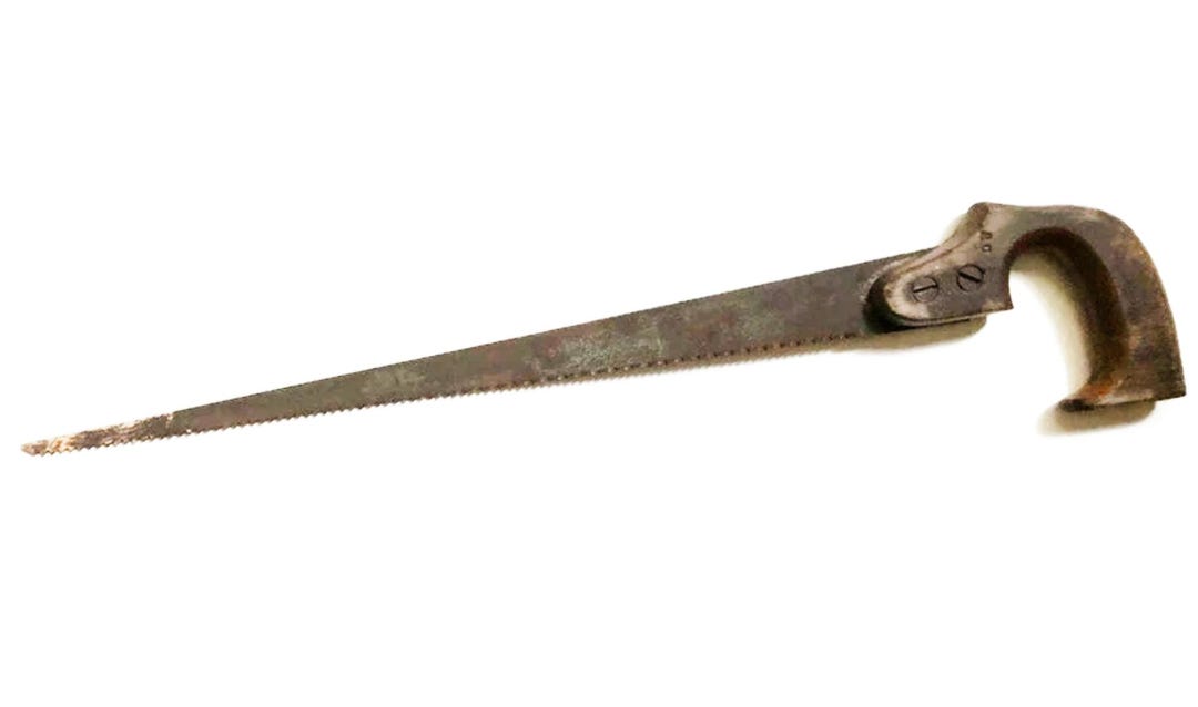 Vintage Mid-century Keyhole Handsaw, Wall Hanging, Rustic Home Decor ...