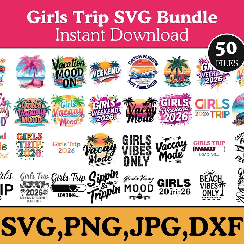 Ski Trip Girls Trip Svg - Etsy