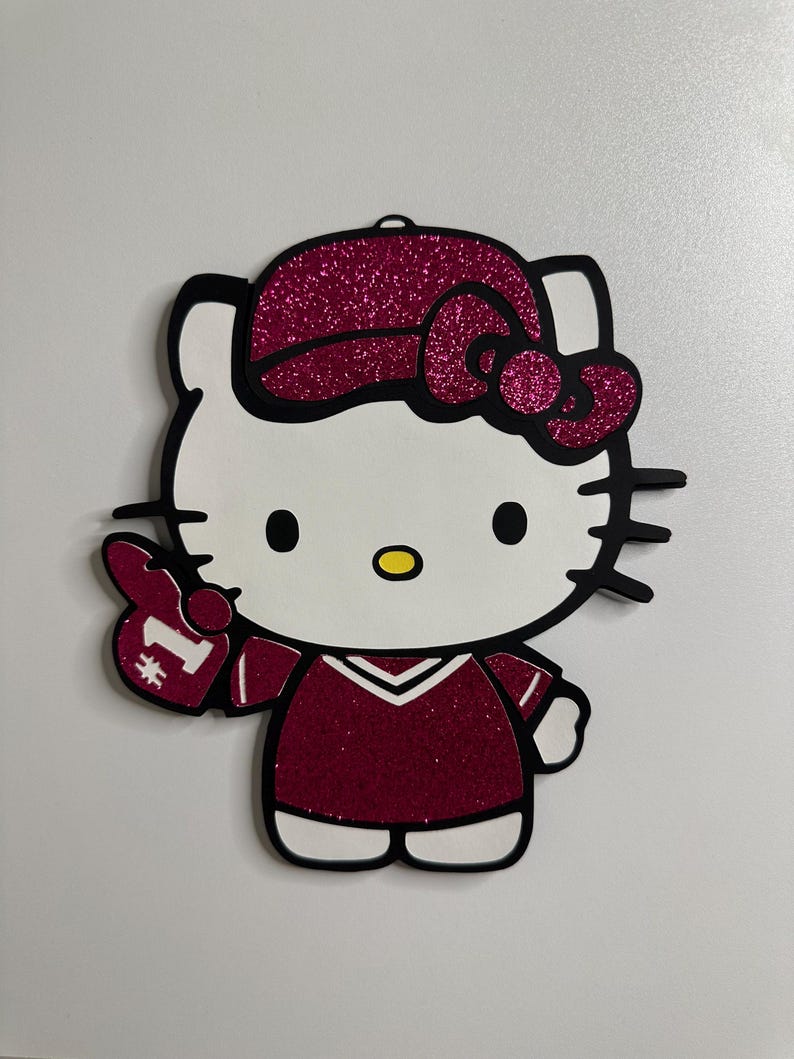 Hello Kitty Gift Card, Glitter, Pink, Cute, Card, Birthday, Graduation ...