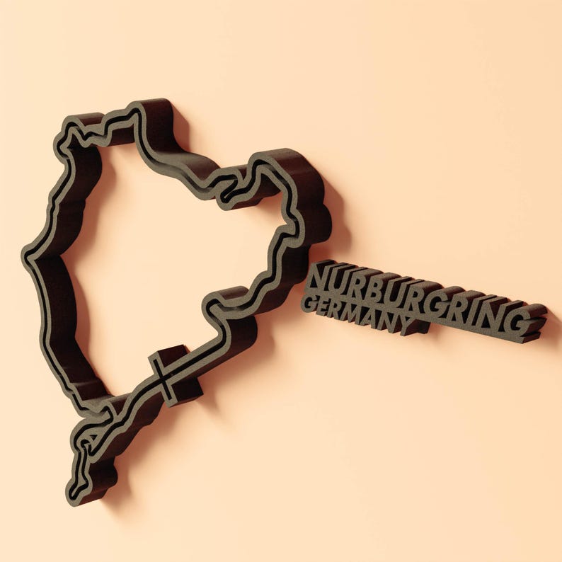3D Printed F1 Racing Track Wall Art: Custom Grand Prix Decor - Etsy