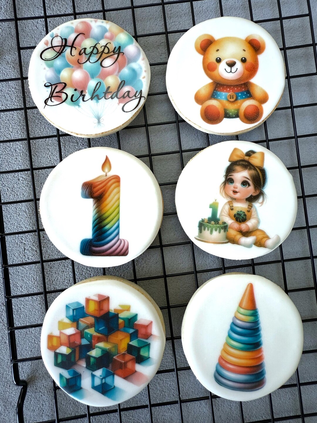 1st Baby Cookies, Kids Birthday Cookies, Birthday Cookies Boy, Birthday ...