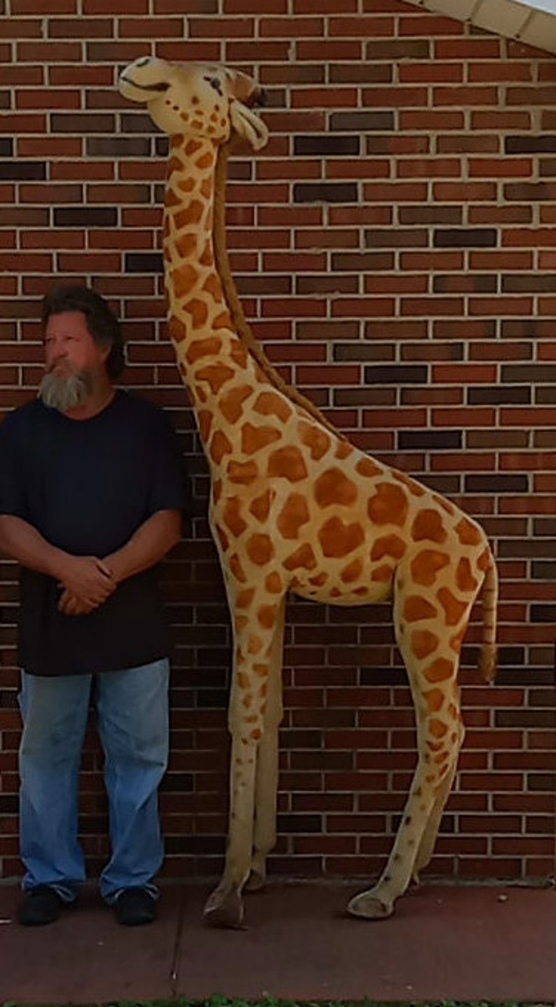 Studio Lifesize Steiff Giraffe 8ft Tall Stuffed Animal - Etsy