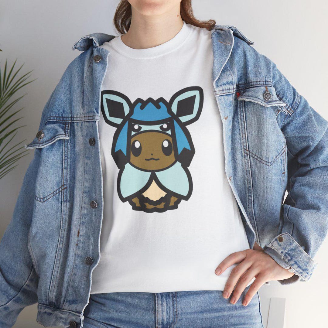 Eeveelution Poncho T-shirt Cute Pokemon Fan Apparel Gift for Trainers ...
