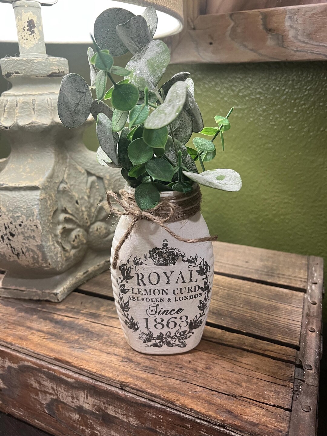Farmhouse/french Country Jar - Etsy