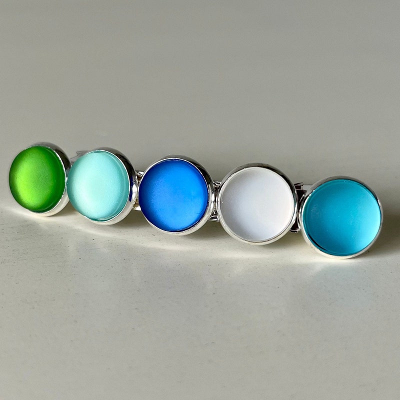 Hair Barrette Seaglass - Etsy