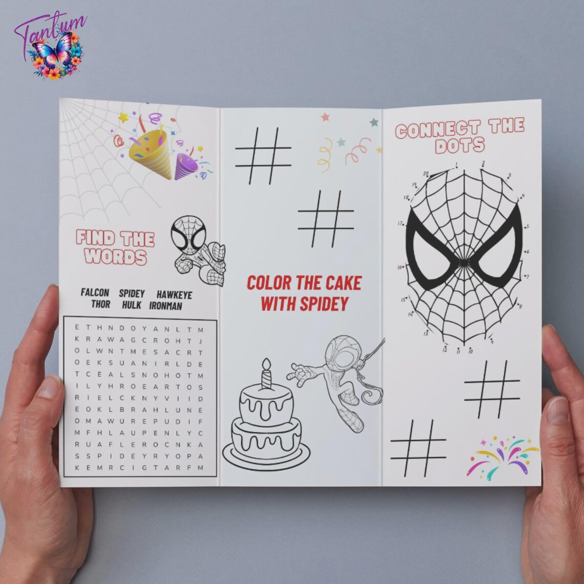 Printable Spidey and Friends Activity Brochure, Coloring Page (digital ...