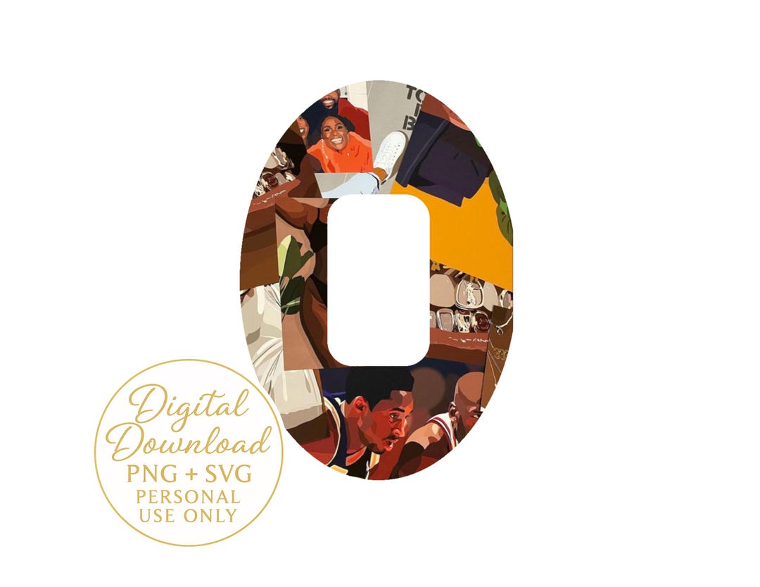 Dexcom G6 – Black Culture Collage Sticker | PNG + SVG | DIY | Digital ...