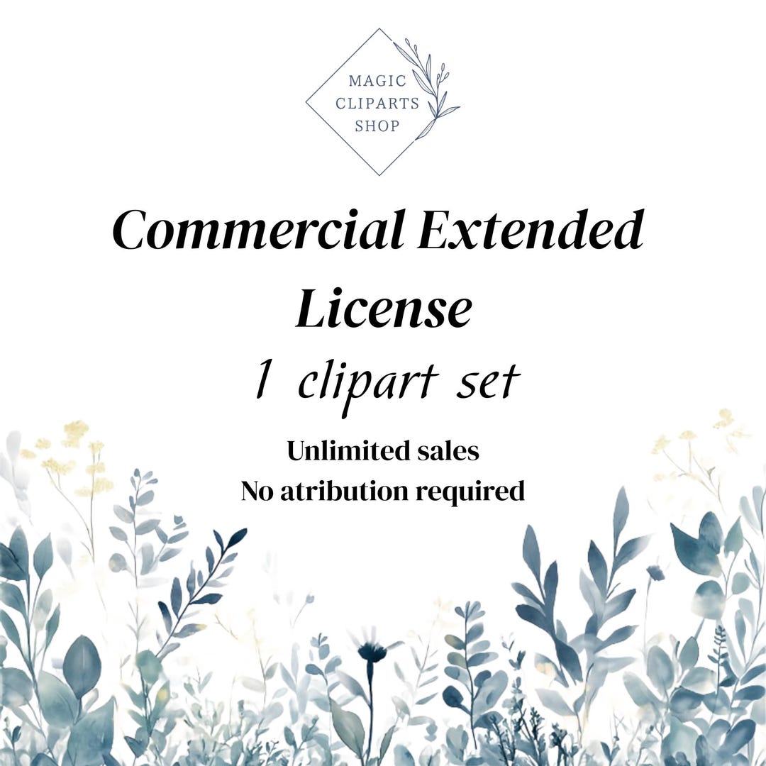 Extended Commercial License - Unlimited Sales - Etsy