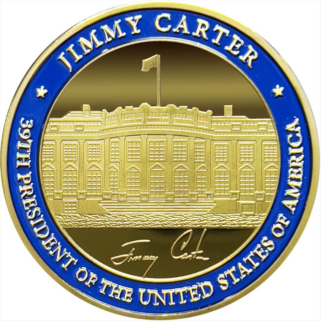 39th President Jimmy Carter Challenge Coin White House POTUS Coin - Etsy