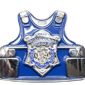 MSP Body Armor Officer's Prayer Challenge Coin - Massachusetts State ...