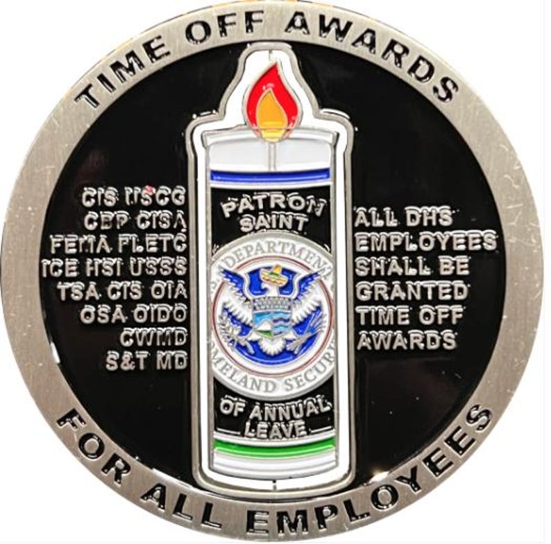 Secretary Mayorkas Patron Saint Border Patrol Challenge Coin - Etsy