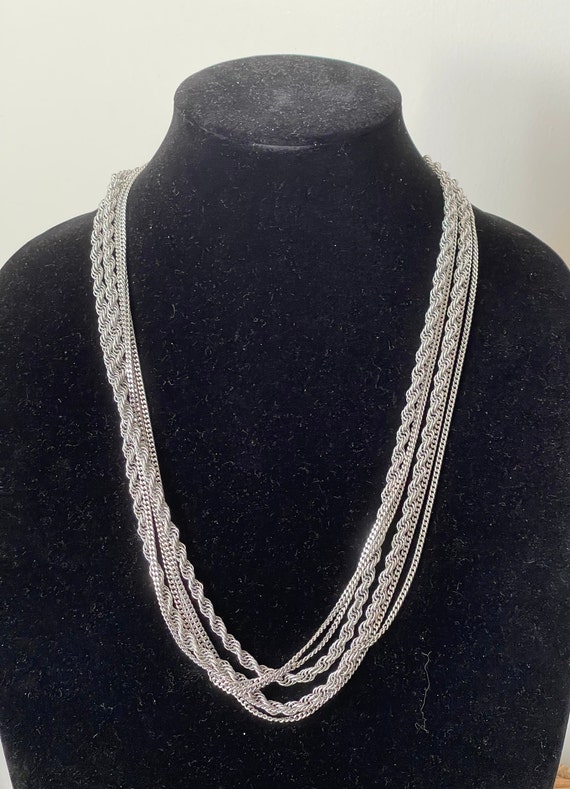 Monet silver triple strand - Gem