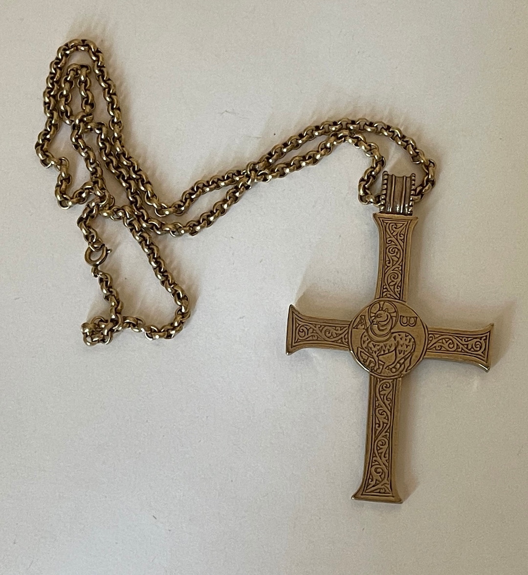MMA 1993 Cross Pendant With Chain - Etsy