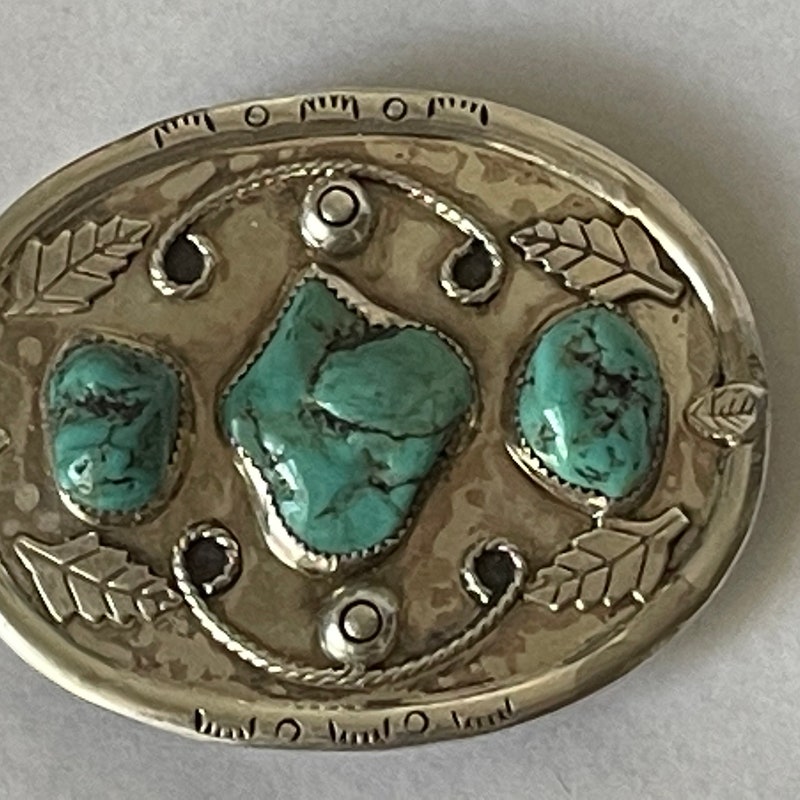 Turquoise Belt Buckle - Etsy