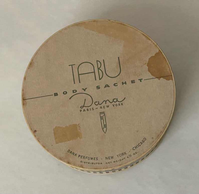 Dana Tabu Body Sachet, Body Powder 4 1/4 Oz - Etsy