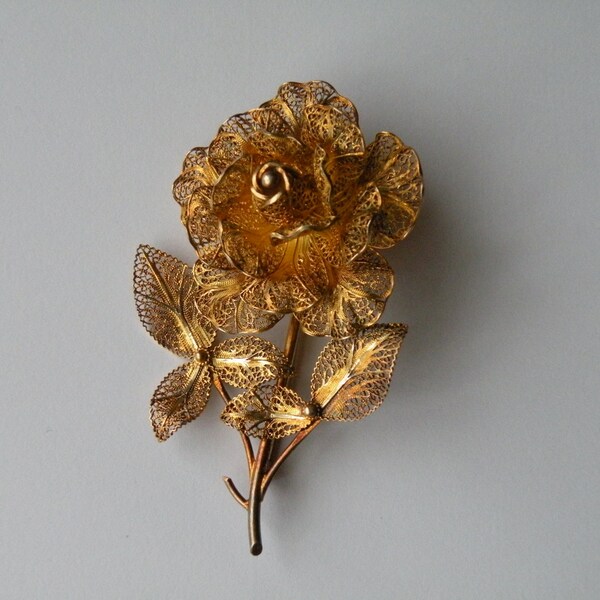 Handmade Metal Brooch - Etsy