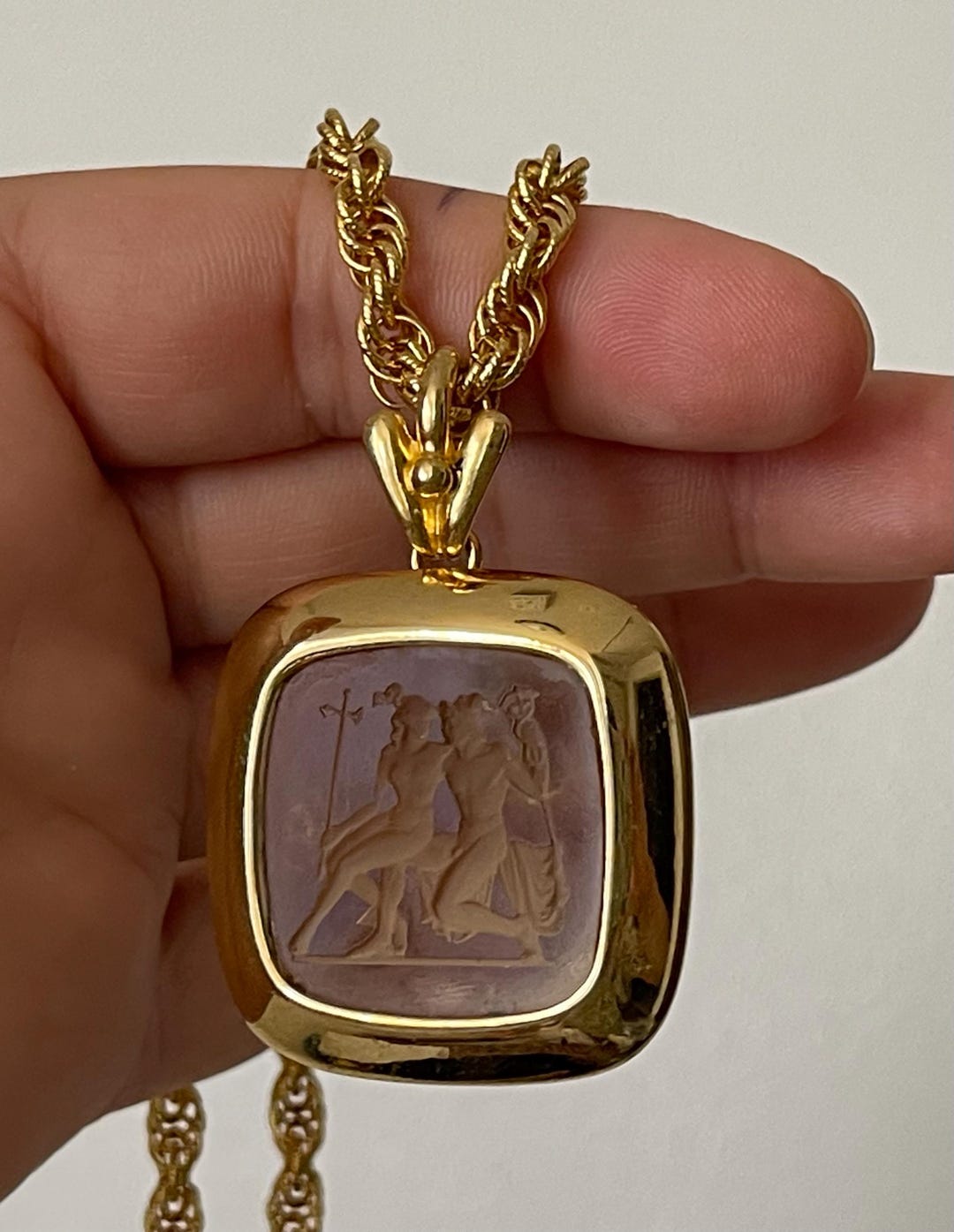 Tancer II Tancer Two Greek Goddess, Cupid and Psyche Mythology Intaglio ...