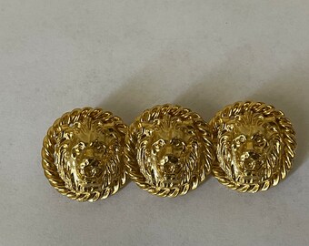 Lion Head Pin - Etsy