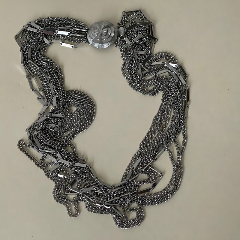 Multi Chain Necklace - Etsy