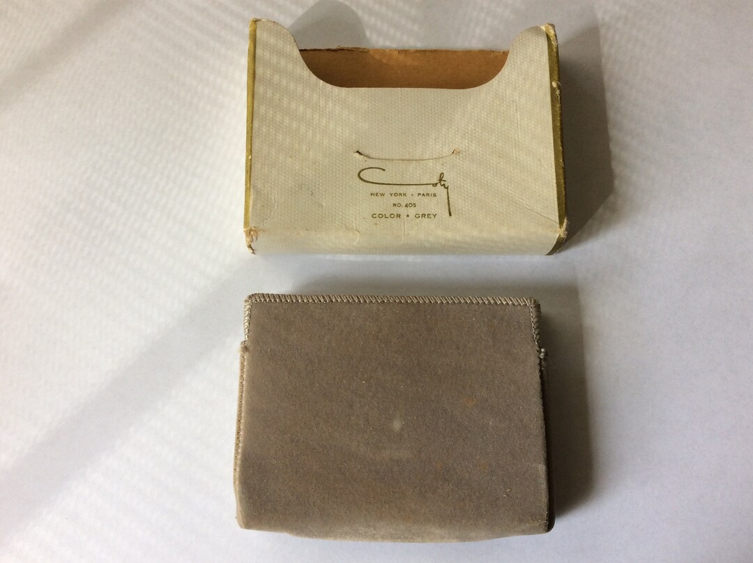 Coty Gold Tone Envelope Compact Box Dust Sleeve Puffs Powder Vanity - Etsy