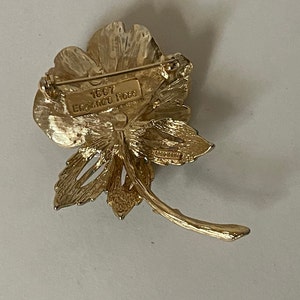 Graziano "england's Rose" Enamel, Rhinestone Brooch. 1997 - Etsy