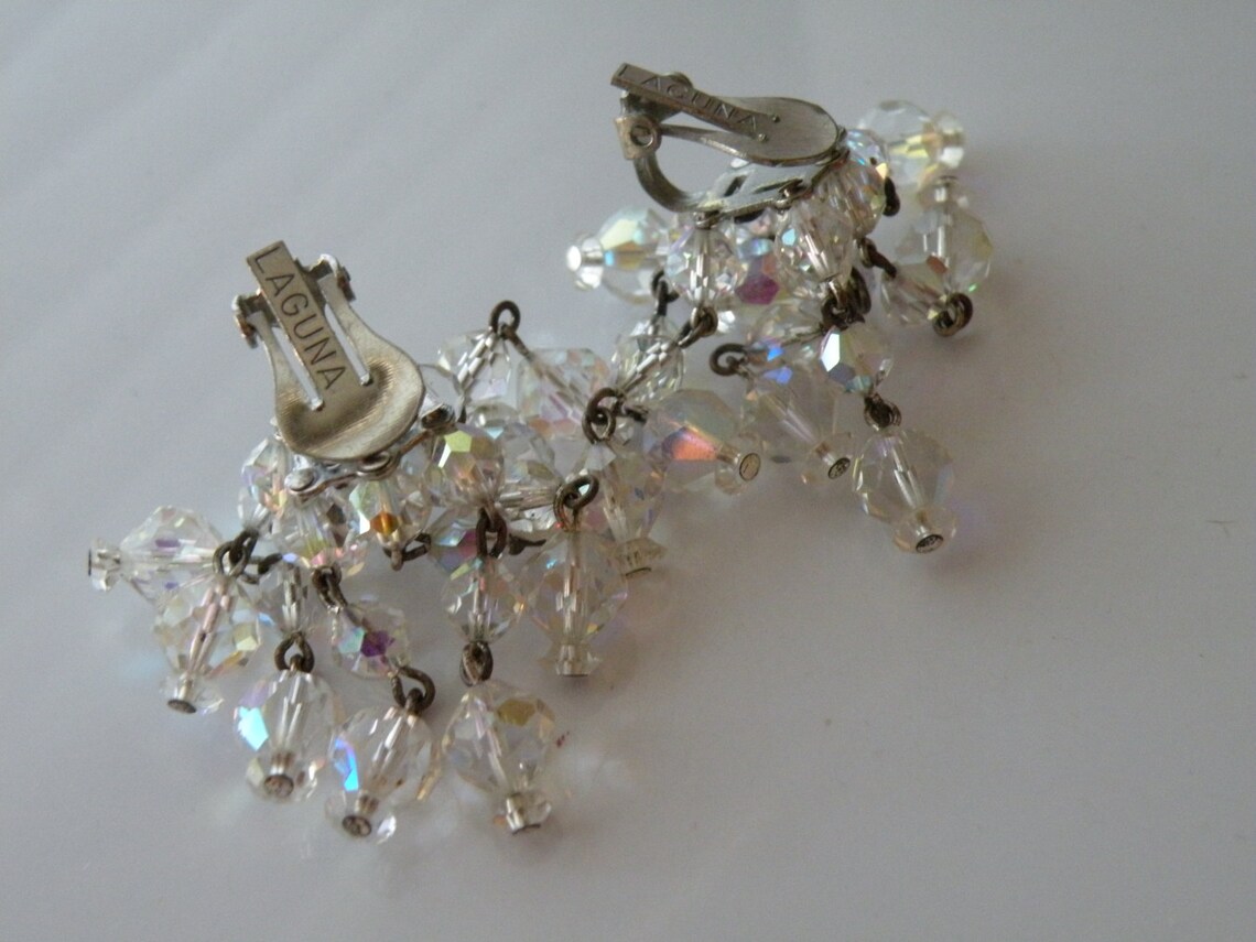 LAGUNA Cha Cha Style, Waterfall Clip-on Earrings. - Etsy