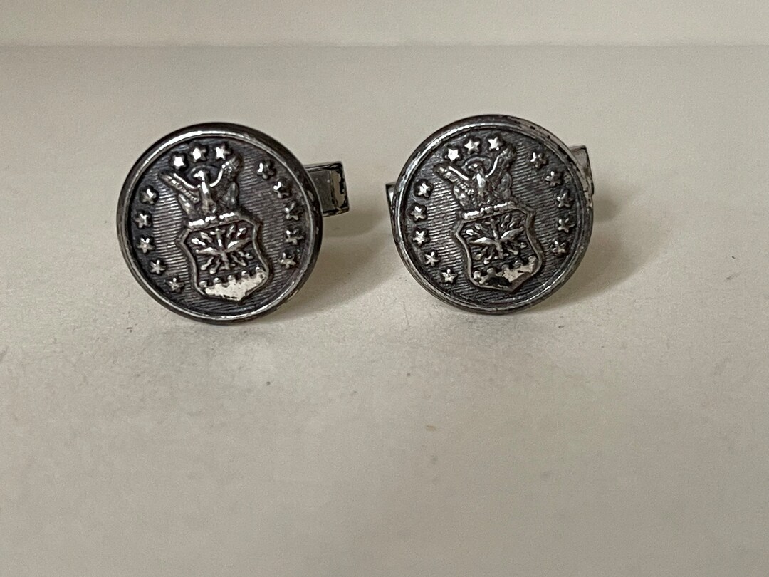 Vanguard N.Y. Sterling Silver Eagle Military Cuff Links - Etsy