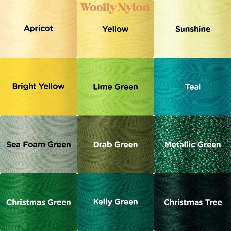 Woolly Nylon Serger Thread: Textured Stretch Knit Fabric, 1094 Yd - Etsy