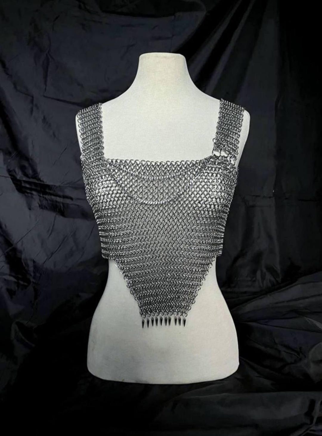 Medieval Style Handmade Chainmail Corset - Etsy