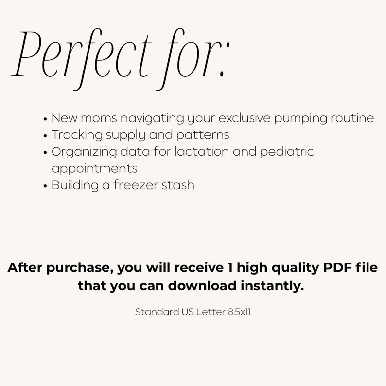 Pumping Log Printable: Breastfeeding Tracker, Meal & Hydration Chart ...
