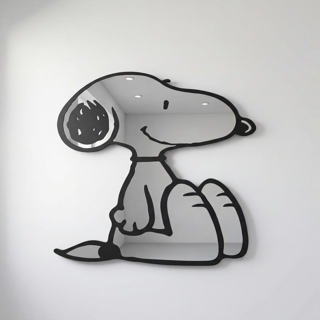 Snoopy Mirror - Etsy