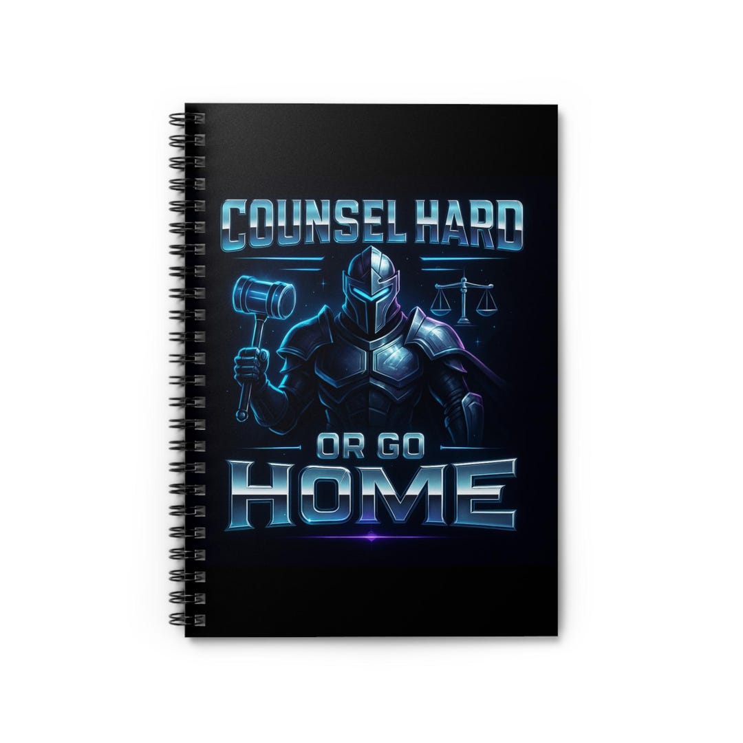 Justice Warrior Spiral Notebook - Perfect for Lawyers, Legal Students ...
