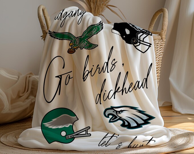 Birds Blanket, Philly Sports Merch, Philadelphia Football, Go Eagles ...