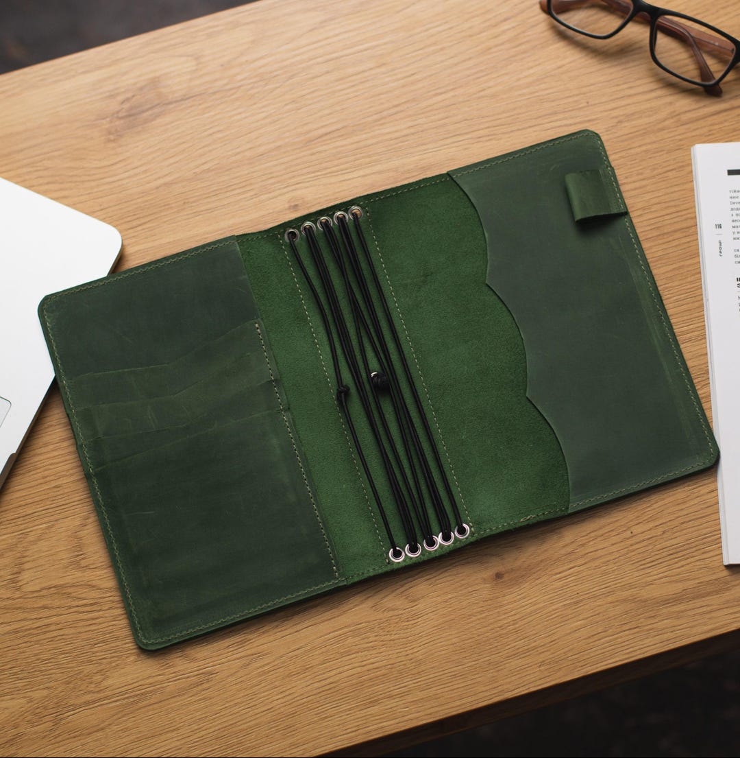 Travelers Journal Cover A5, Travelers Notebook Cover With Inner Pockets ...